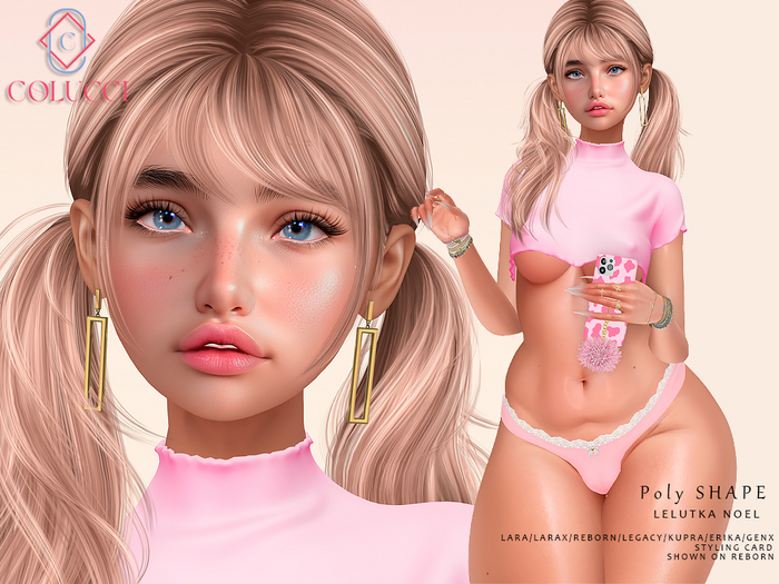 Second Life Marketplace - Poly Shape Lelutka Noel